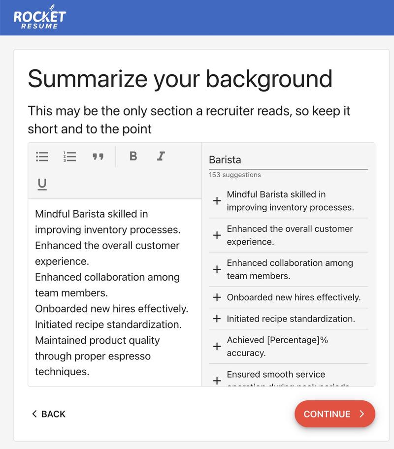 Rocket Resume Reviews: Builder and Templates