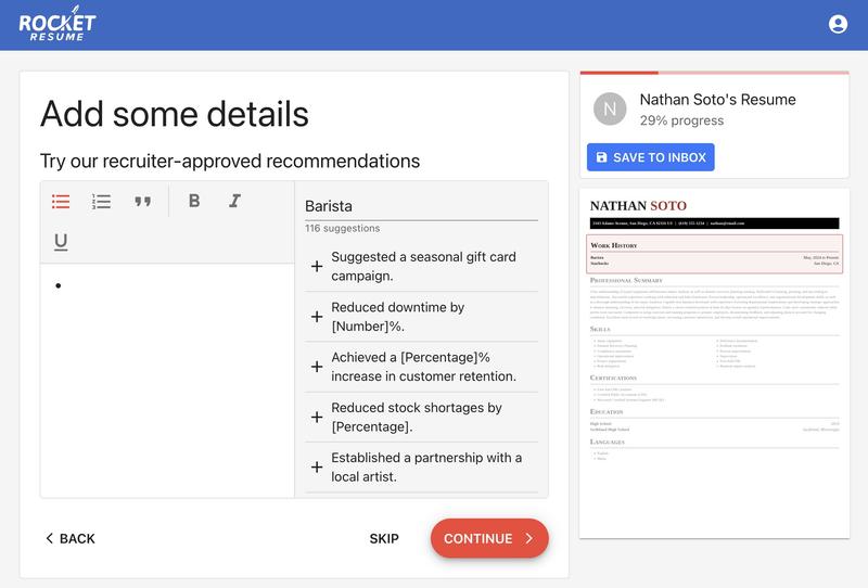 Rocket Resume Reviews: Builder and Templates