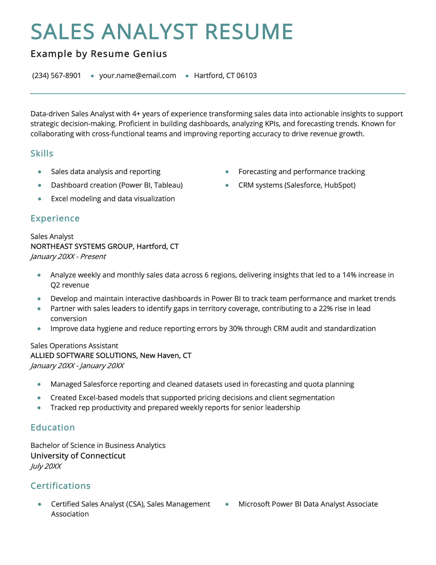 37 Sales Resume Examples & Writing Tips