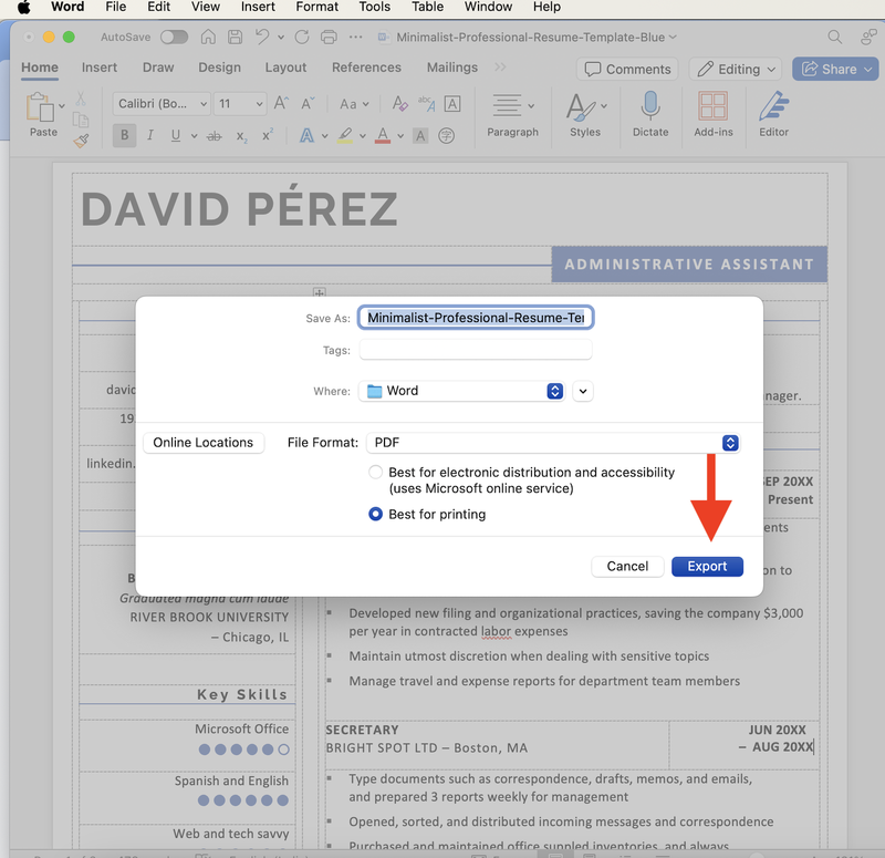 PDF Resume Templates (Free to Download)