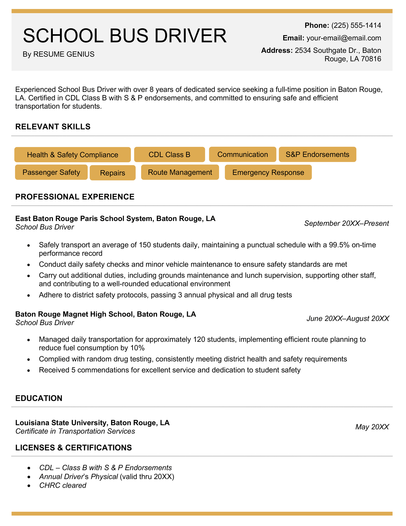 8 Driver Resume Examples and Writing Tips