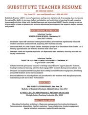 Substitute Teacher Cover Letter Example & Writing Tips