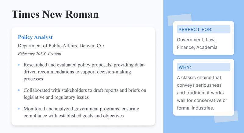 How to Choose the Best Font for Your Resume: Examples & Tips