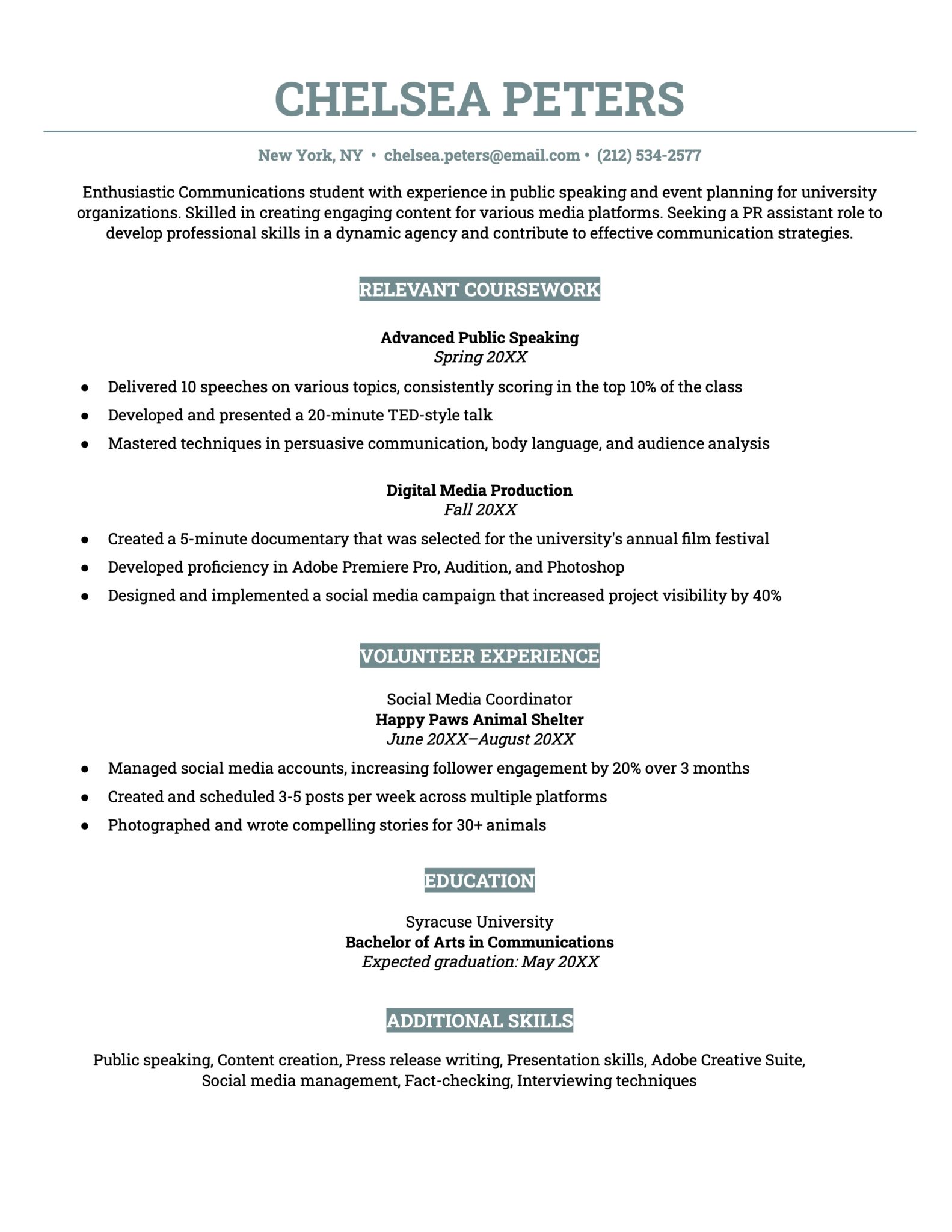 How to Make a Resume for Your First Job (With 2 Examples)