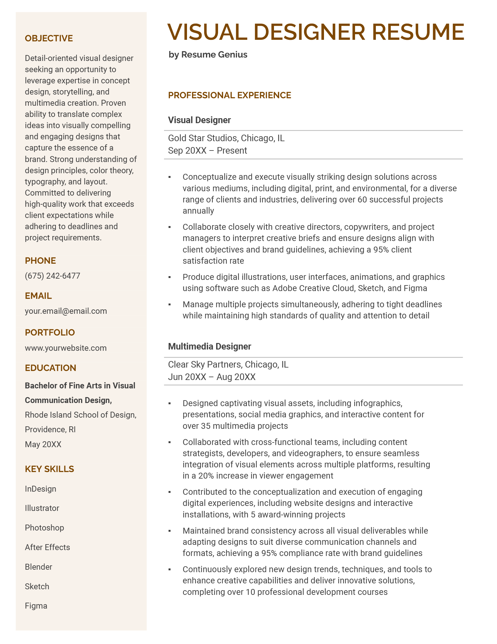 15 Eye-Catching Graphic Design Resume Examples