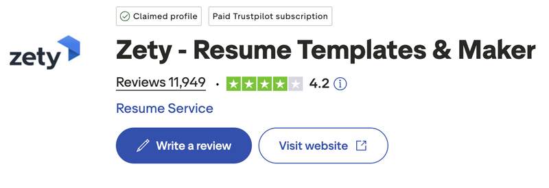 Zety Reviews: Builder, Templates, and Prices